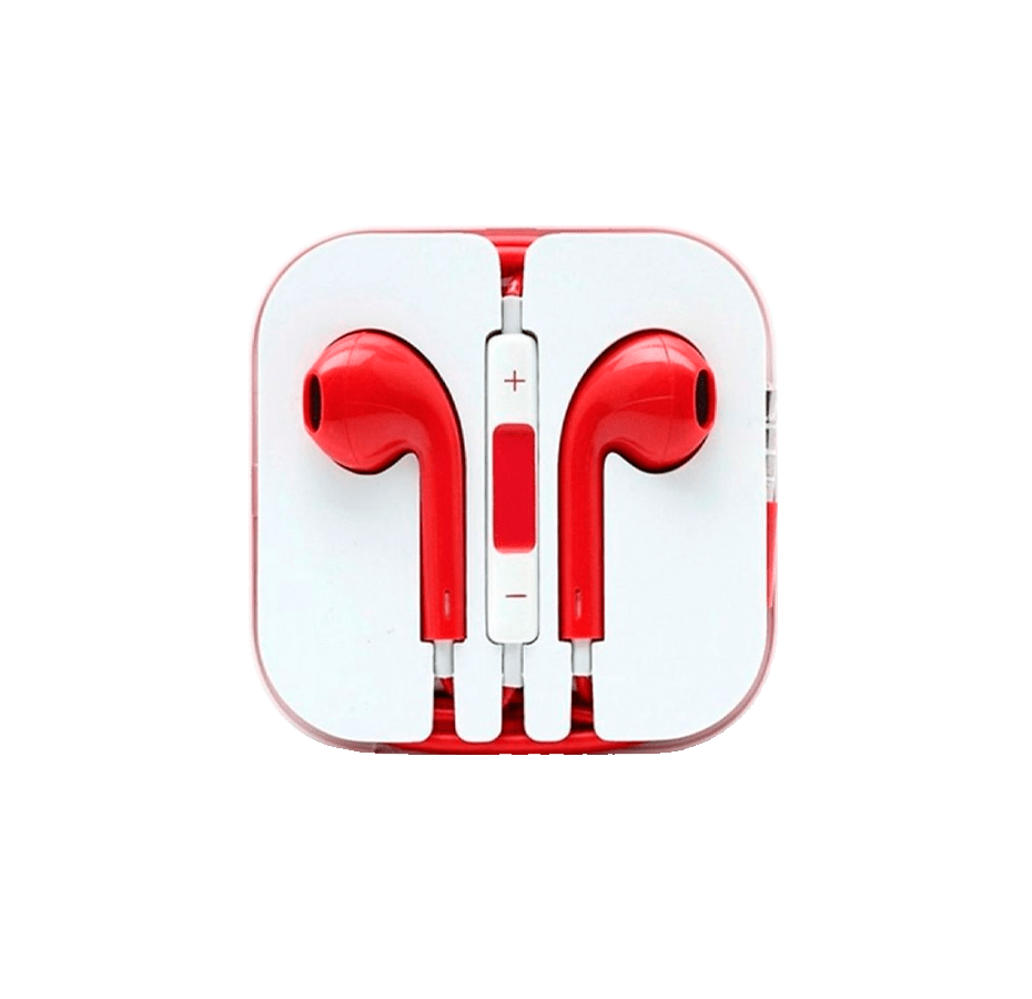 Earpods Red Basico | Cellshop Mexicali
