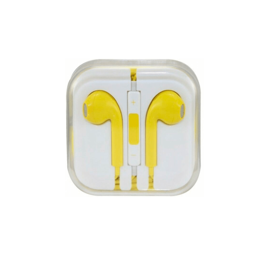 Earpods Yellow Básico | Cellshop Mexicali