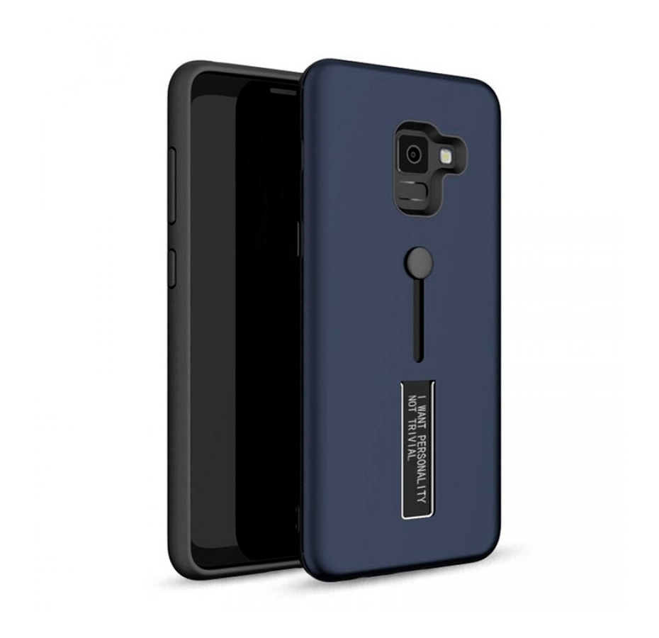 Samsung J6 2018 Stand Armor 2 In 1 Blue | Cellshop Mexicali