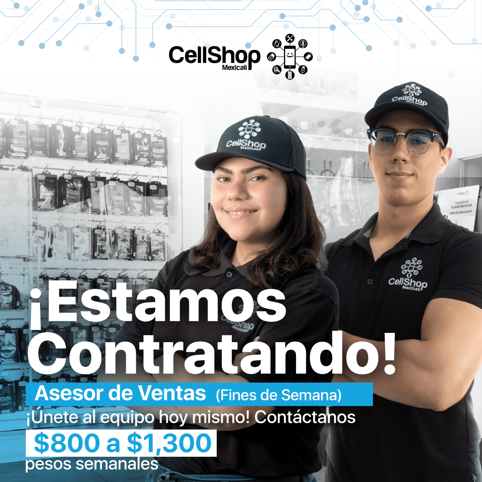 Atención al cliente en redes sociales home office. | Cellshop Mexicali